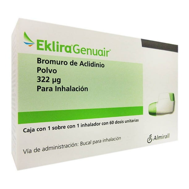 Eklira Genuair 322 µg 1 sobre con inhalador para 60 dosis | Walmart en ...