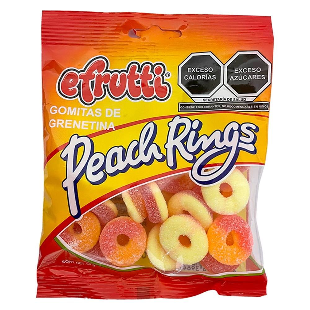 Gomitas E-Frutti aros de durazno 80 g | Walmart en línea