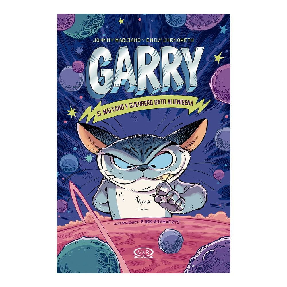 Garry, el Malvado y Guerrero Gato Alienígena. Enemigos Johnny Marciano ...