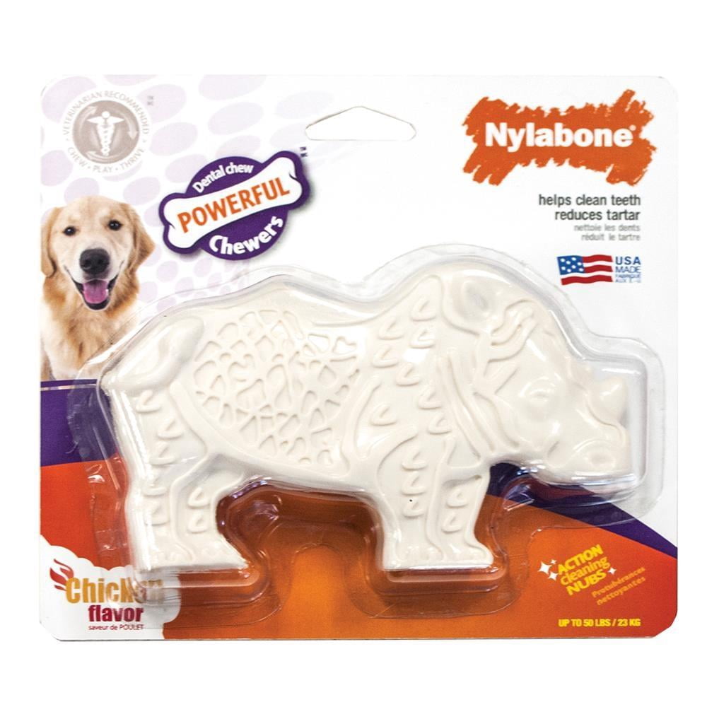Hueso Dental Nylabone Rhino Chew Sabor Pollo | Bodega Aurrera en línea