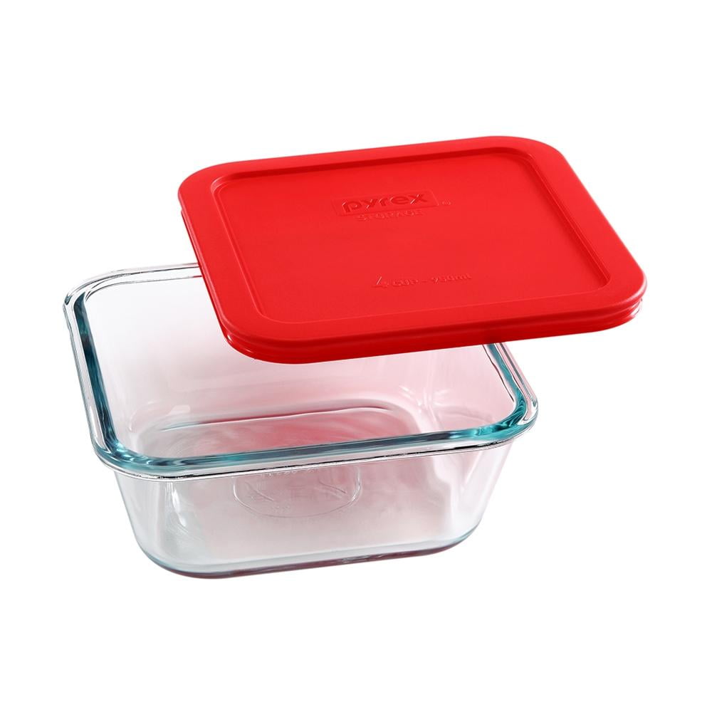 Refractario Pyrex Storage Plus Cuadrado De 1 Litros Con Tapa | Walmart ...