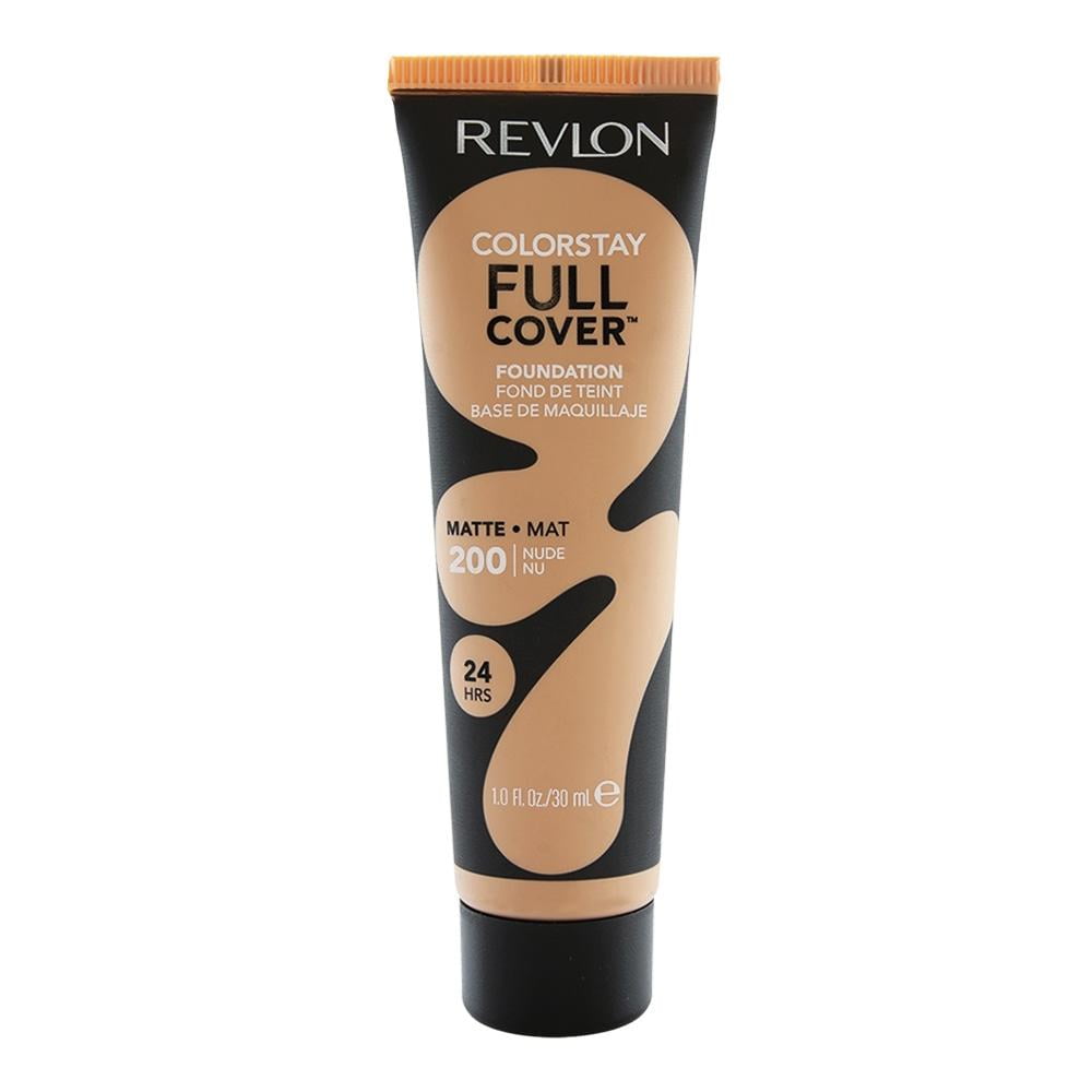 Maquillaje Líquido Revlon ColorStay Full Cover matte 200 nude 30 ml ...