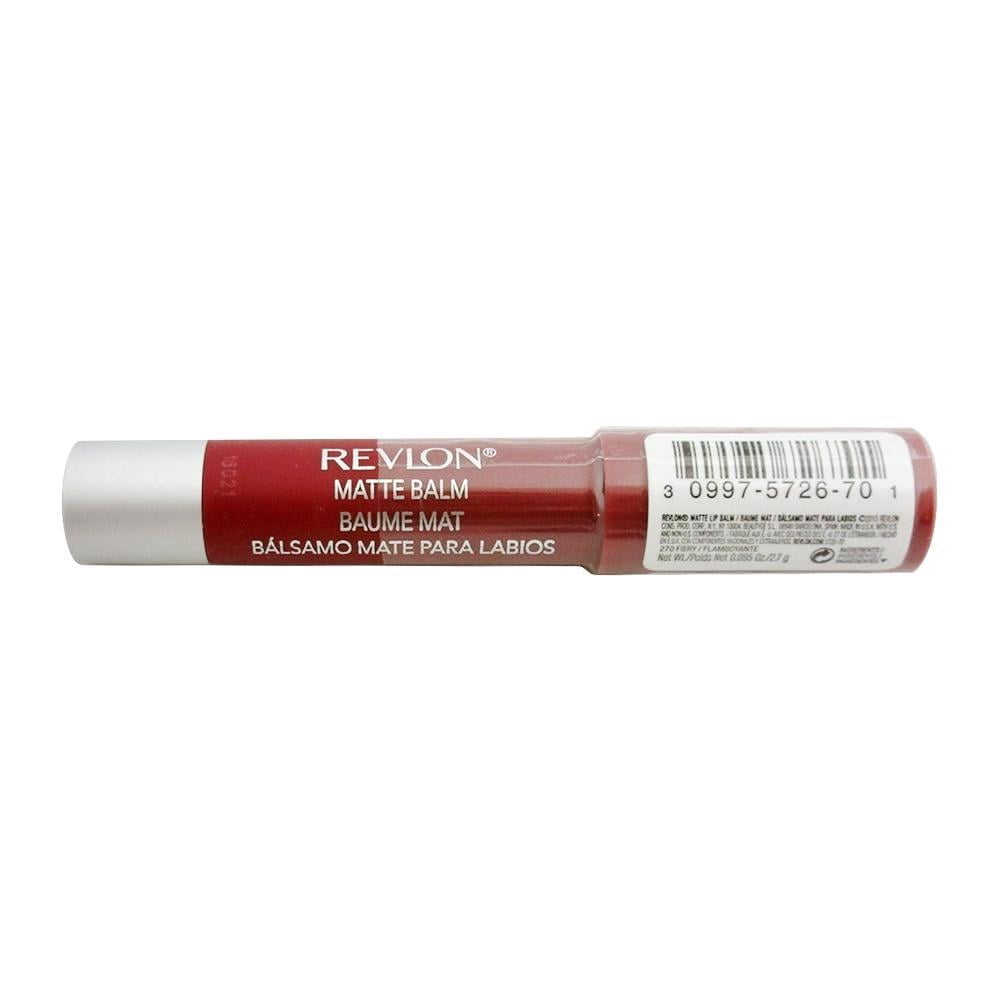 Bálsamo para labios Revlon matte balm fiery 2.7 g | Walmart en línea