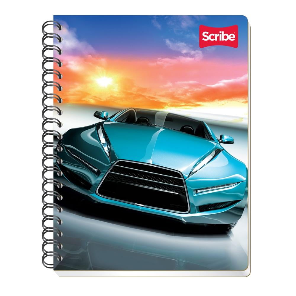 Cuaderno Profesional Scribe Speed de Raya Espiral Doble Aqua 90 Hojas ...