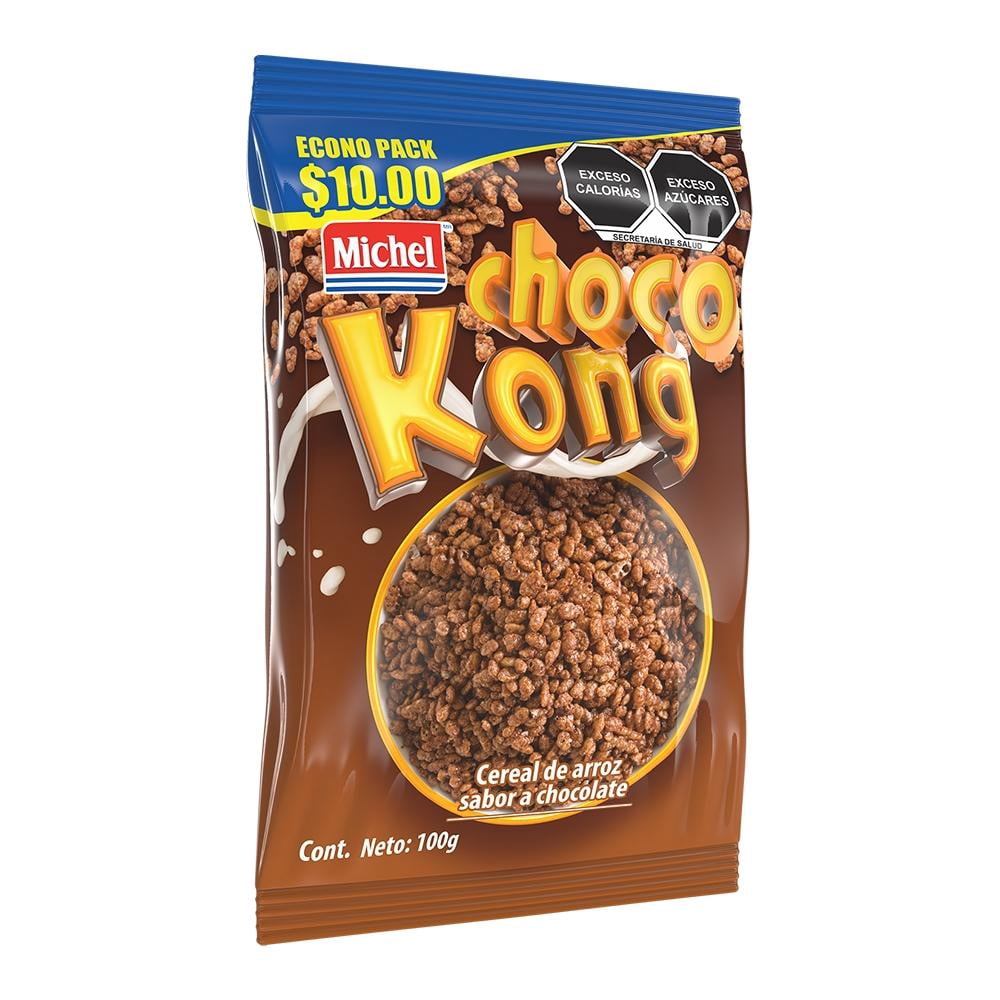 Cereal Choco Kong Michel Bolsa de 100 gr | Walmart en línea