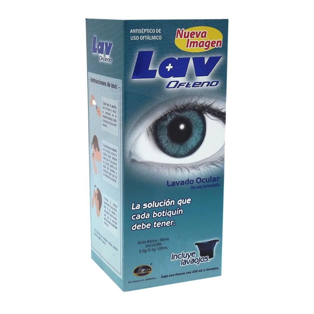 Antiséptico Lav ofteno lavado ocular 100 ml | Walmart en línea