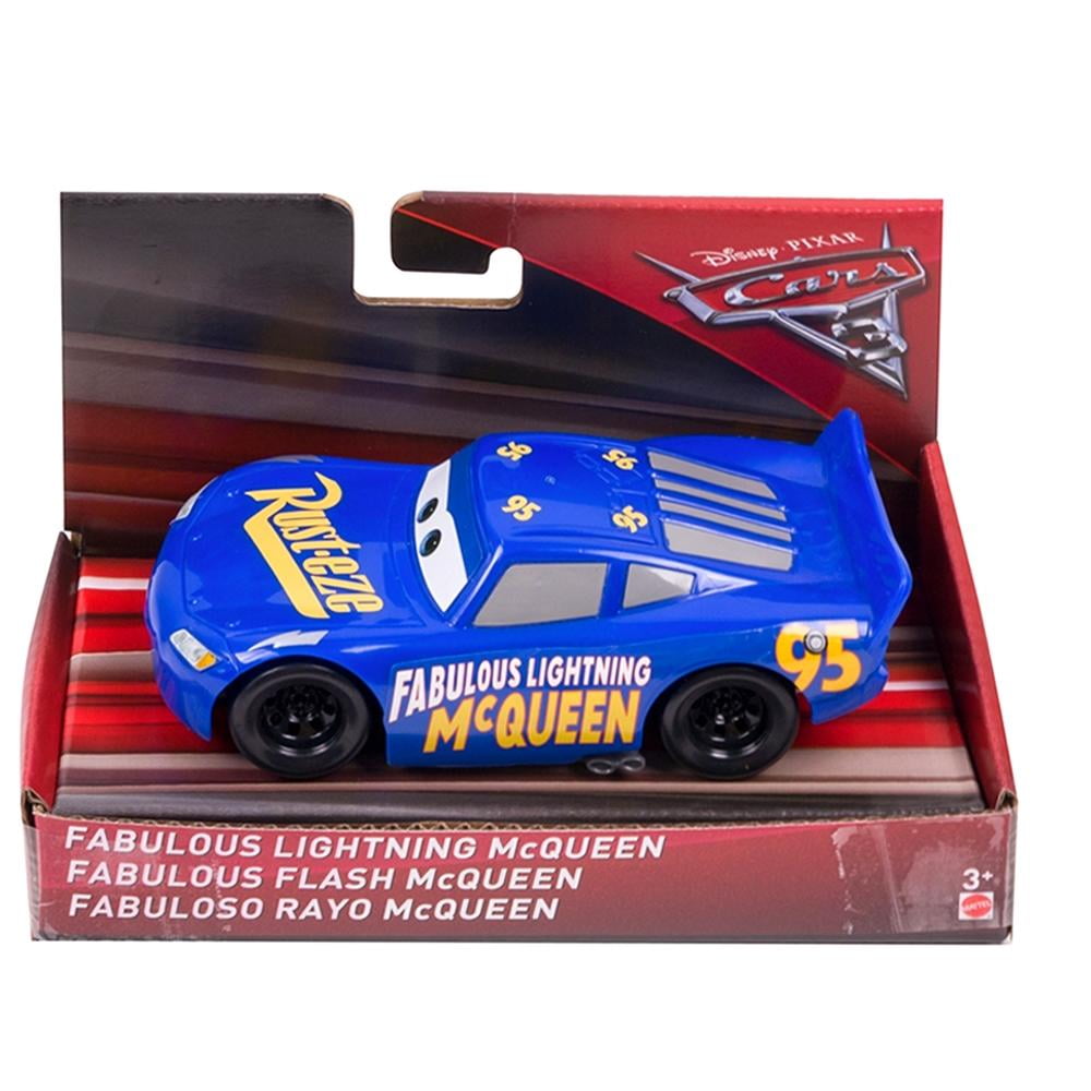 Vehículo de Juguete Cars Disney Pixar Rayo McQueen Azul | Walmart en línea