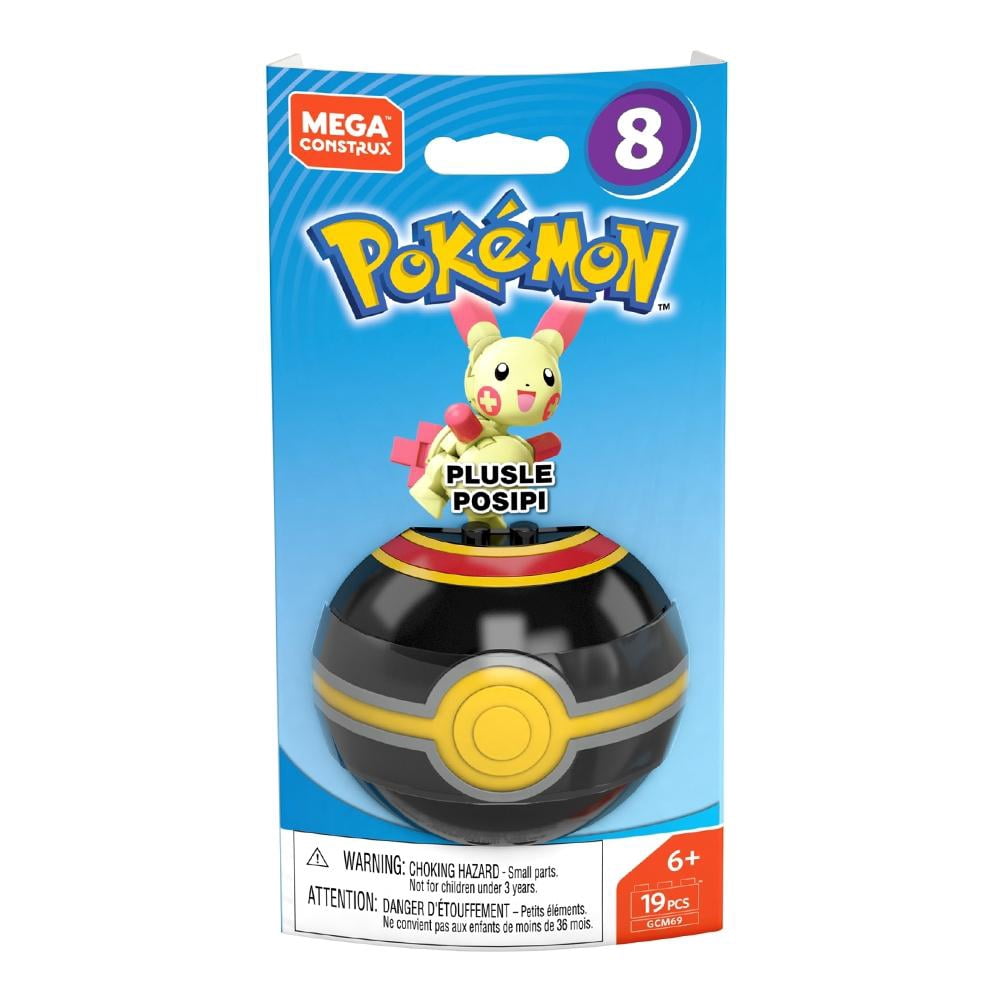 Figura Mega Construx Pokémon Plusle 19 Piezas | Bodega Aurrera en línea