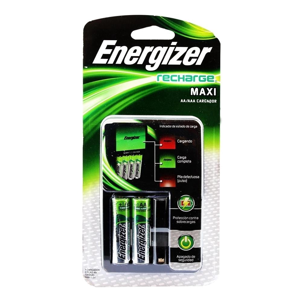 Cargador Energizer Recharge Maxi para 4 Baterías AA || Bodega Aurrera ...