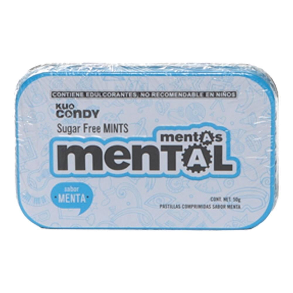 Pastillas Mental sabor menta libres de azúcar 50 g || Bodega Aurrera ...