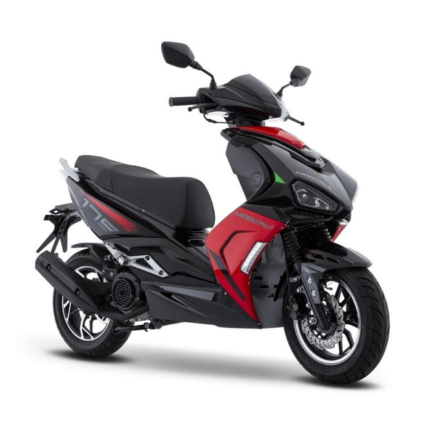 Motoneta Italika MODENA175 Negro Rojo | Bodega Aurrera en línea