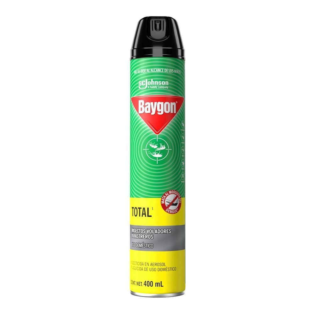 Insecticida Baygon total en aerosol 400 ml | Bodega Aurrera en línea