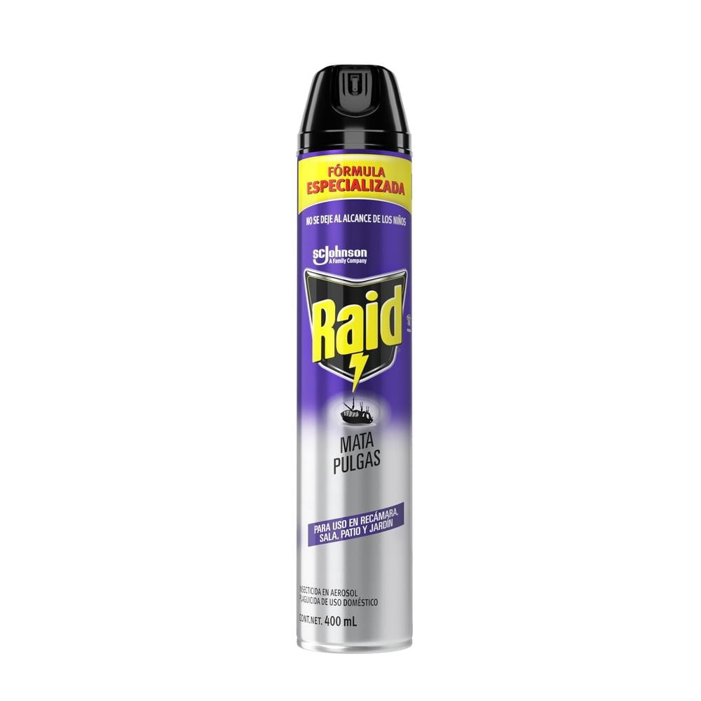 Insecticida Raid mata pulgas 400 ml | Walmart en línea