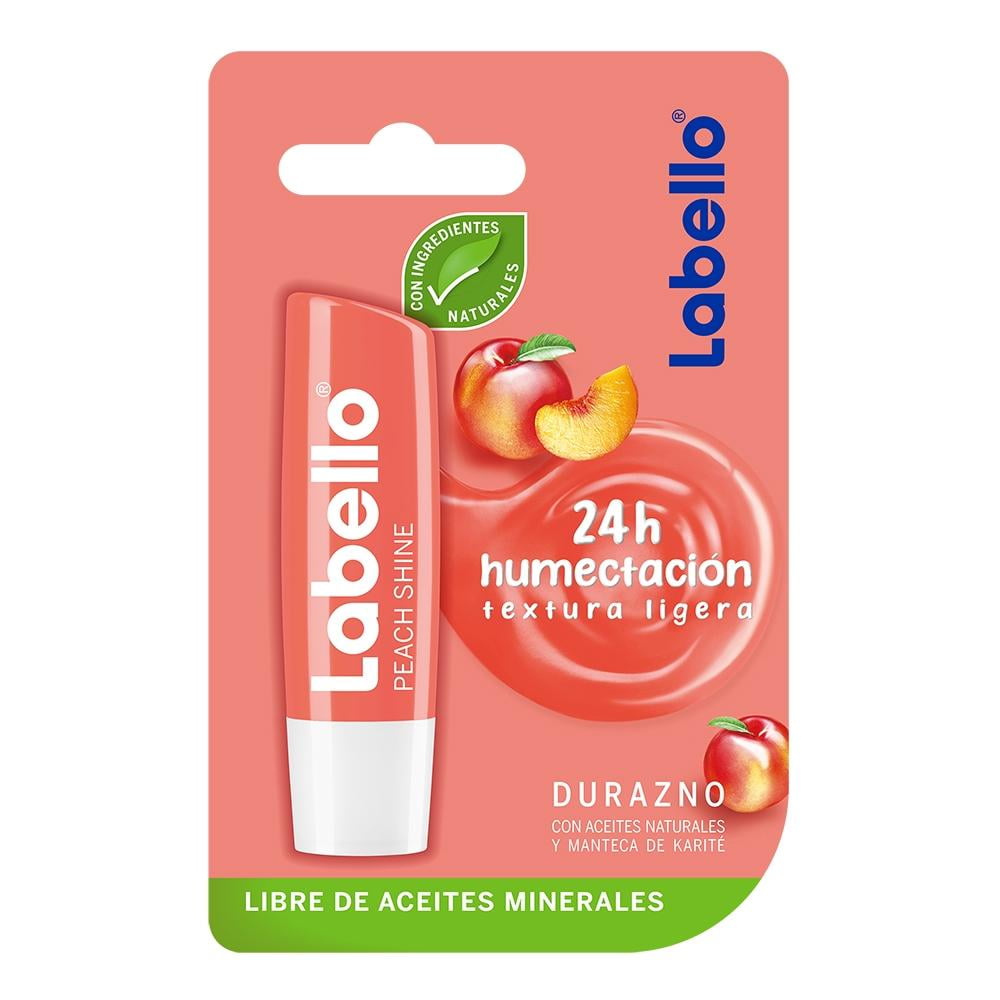 Bálsamo labial Labello durazno 4.8 g | Walmart en línea