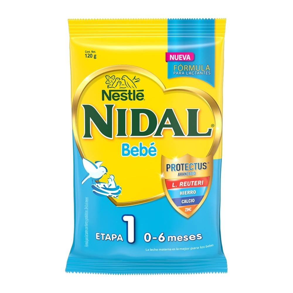 Fórmula para lactantes Nestlé Nidal etapa 1 de 0 a 6 meses 120 g ...
