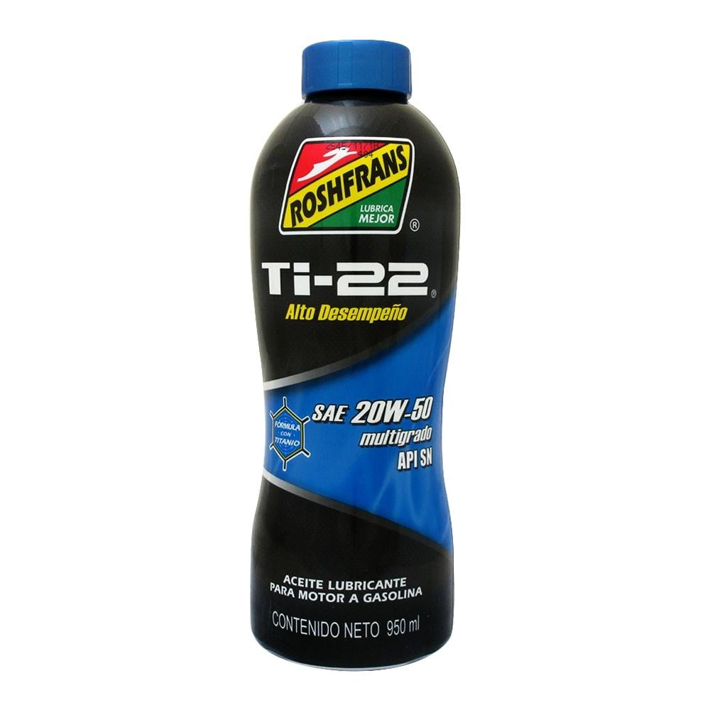 Aceite para motor Roshfrans Ti 22 alto desempeño SAE 20W-50 multigrado ...