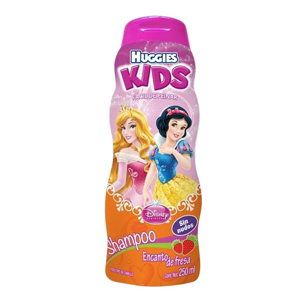 Shampoo Huggies Kids fresa girl Bella Durmiente y Blanca Nieves 250 ml ...