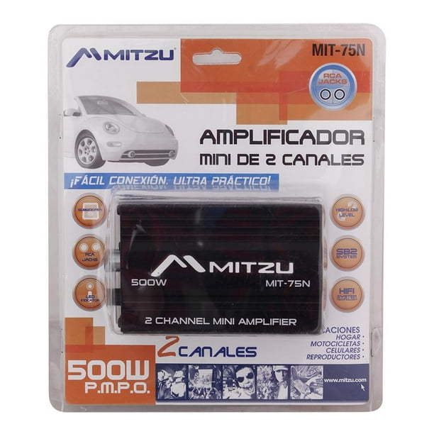 Amplificador Mitzu 500 Watts MIT-75N | Walmart en línea
