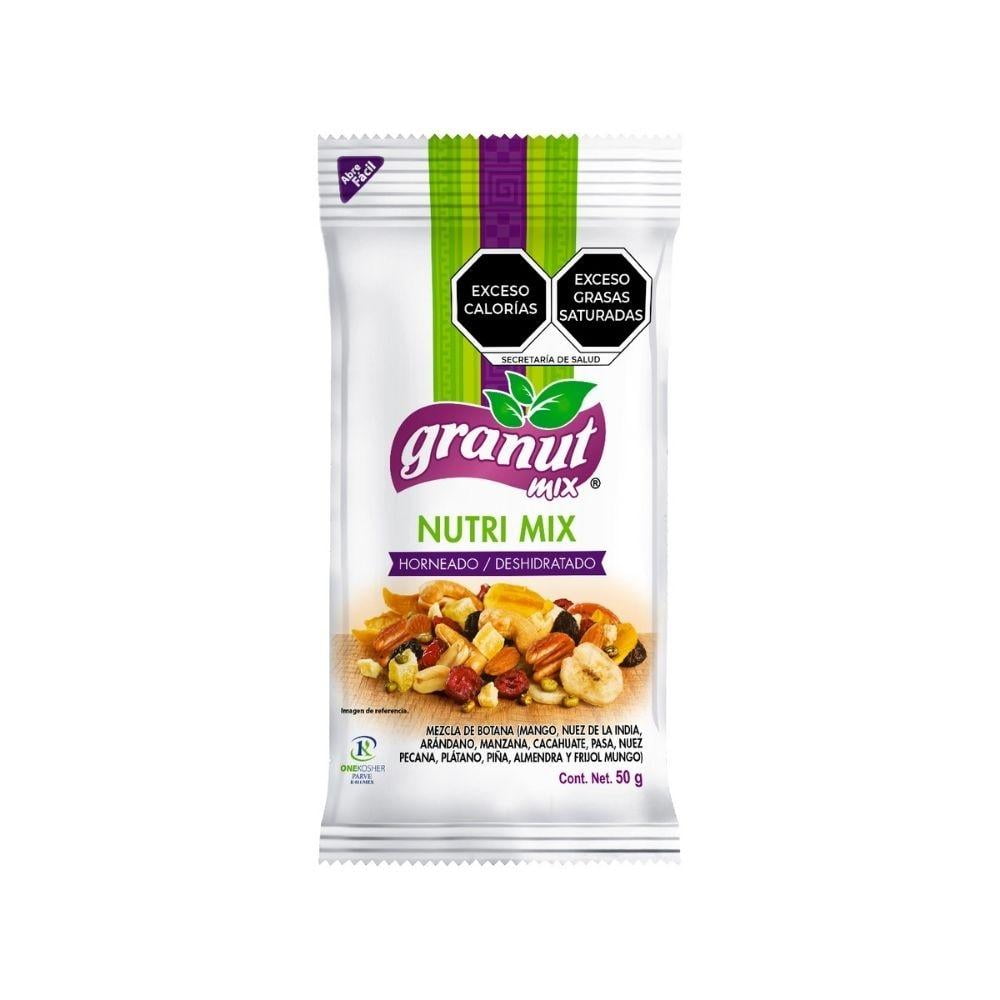 Nutri Mix Granut Mix Mezcla De Semillas Y Frutos 50g | Bodega Aurrera ...