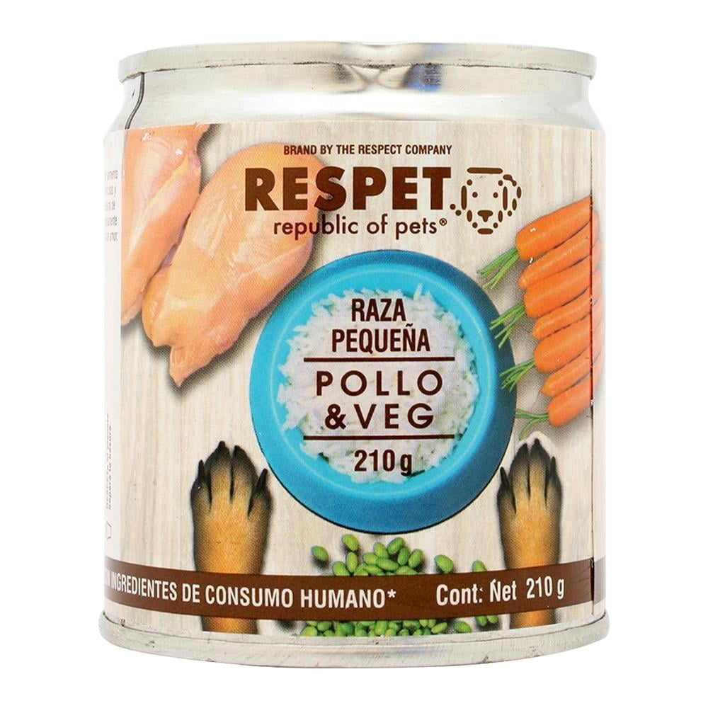 Alimento para Perro Respet Republic of Pets pollo y vegetales raza ...