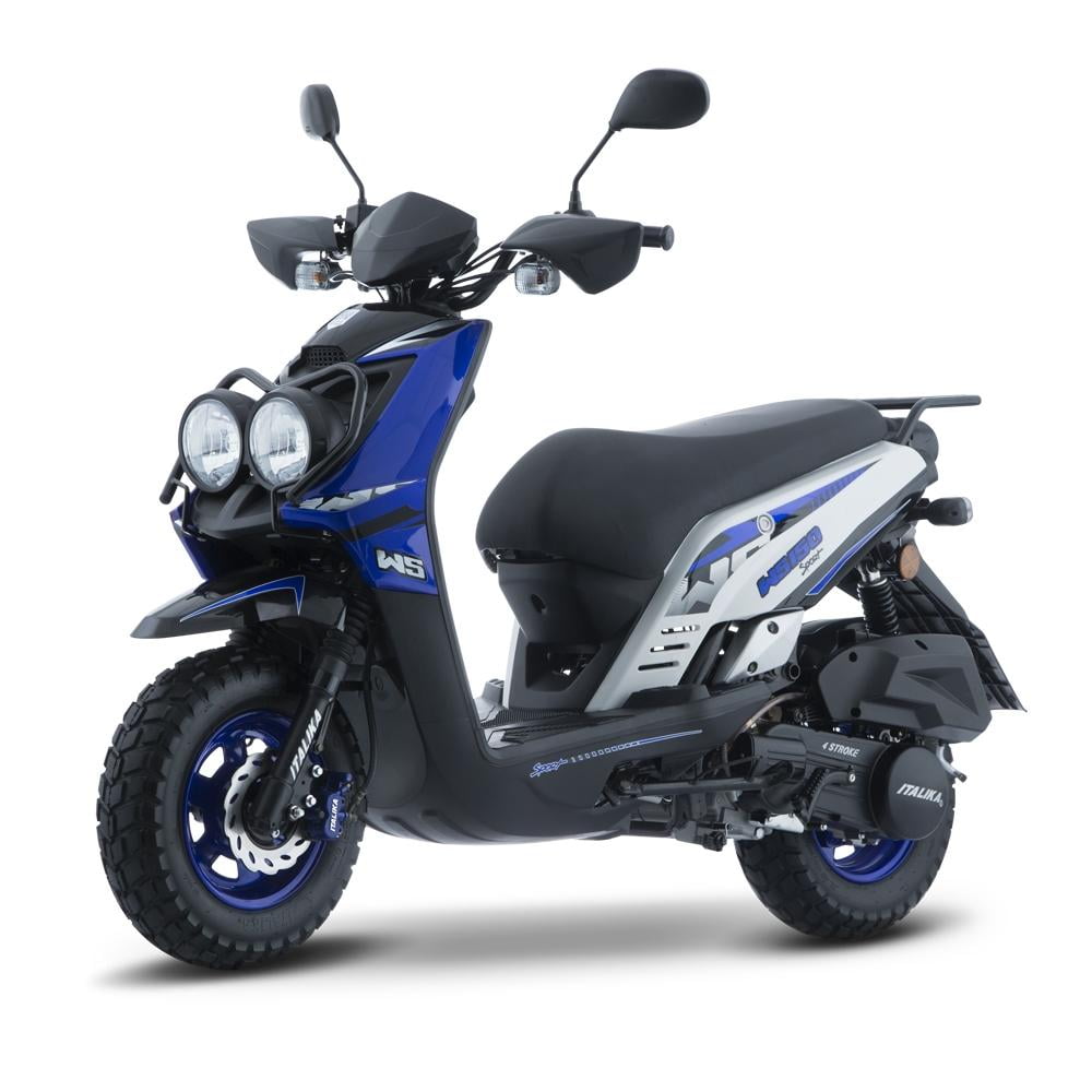 Motoneta Italika WS 150cc Sport Blanco con Azul 2021 | Walmart en línea