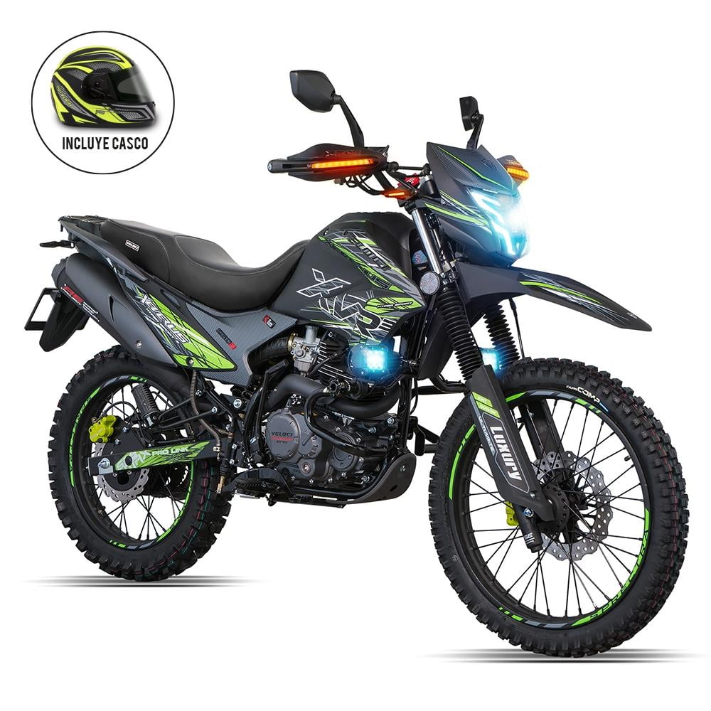 Motocicleta Veloci GPS Xeverus Hyper Sport 250cc 2023 Verde | Walmart ...
