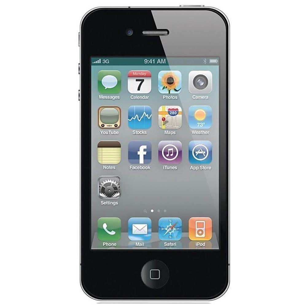 iPhone 4 Apple 8 GB Negro Telcel Reacondicionado | Walmart en línea