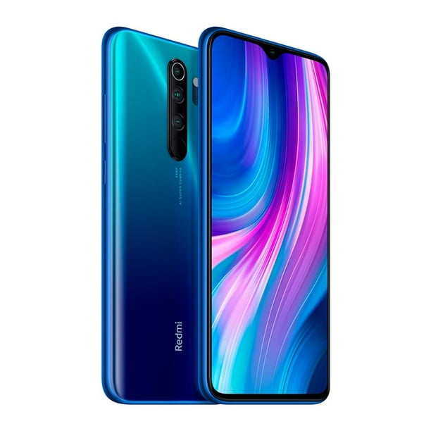 Smartphone Xiaomi Redmi Note 8 Pro 128 GB Azul Telcel | Walmart en línea