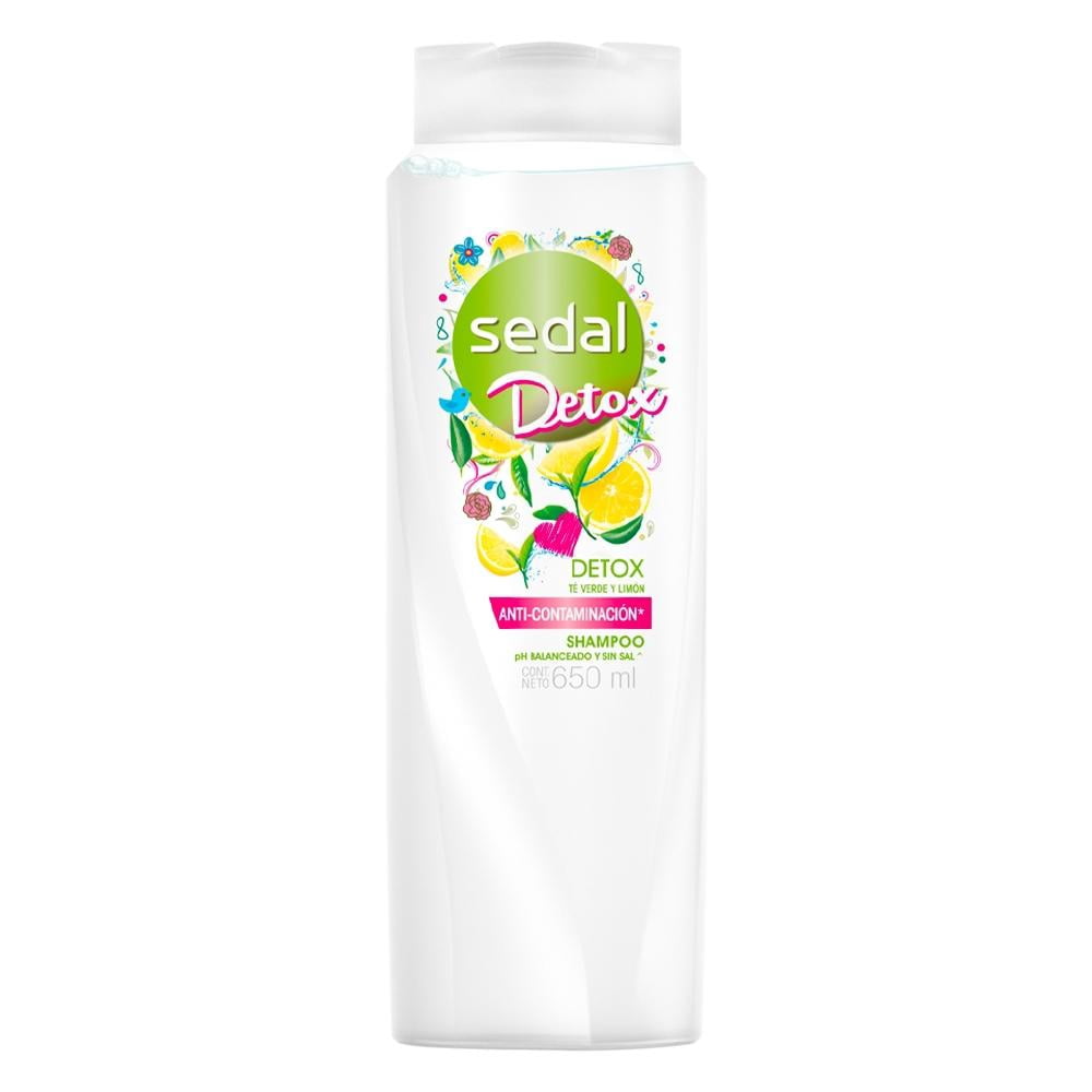 Shampoo Sedal detox té verde y limón 650 ml | Walmart en línea