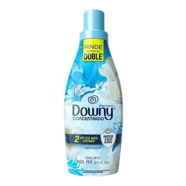 Suavizante de telas Downy Brisa Fresca aroma fresco con toque de algodón 800 ml | Bodega Aurrera ...