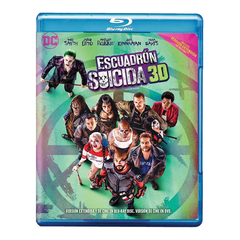 Escuadrón Suicida Blu-ray 3D más Blu-ray más Copia Digital | Bodega ...
