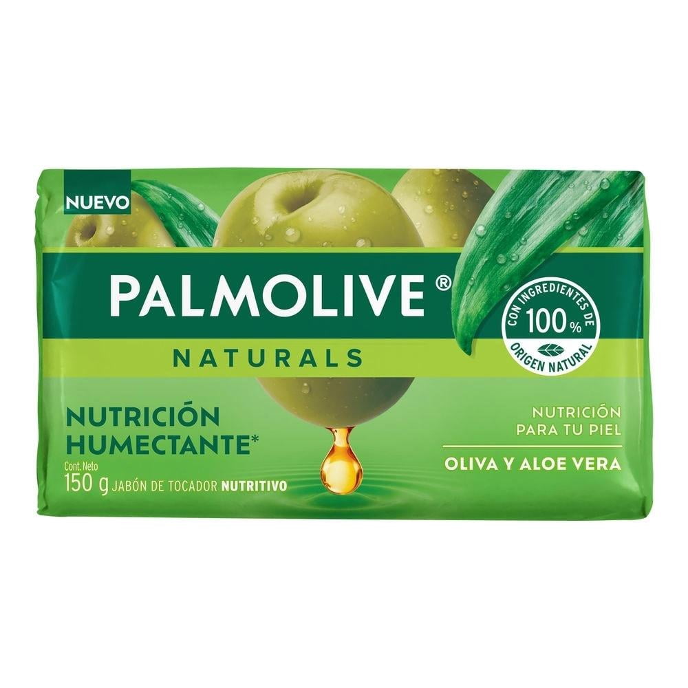 Jabón de tocador Palmolive Naturals sensación humectante oliva y aloe ...