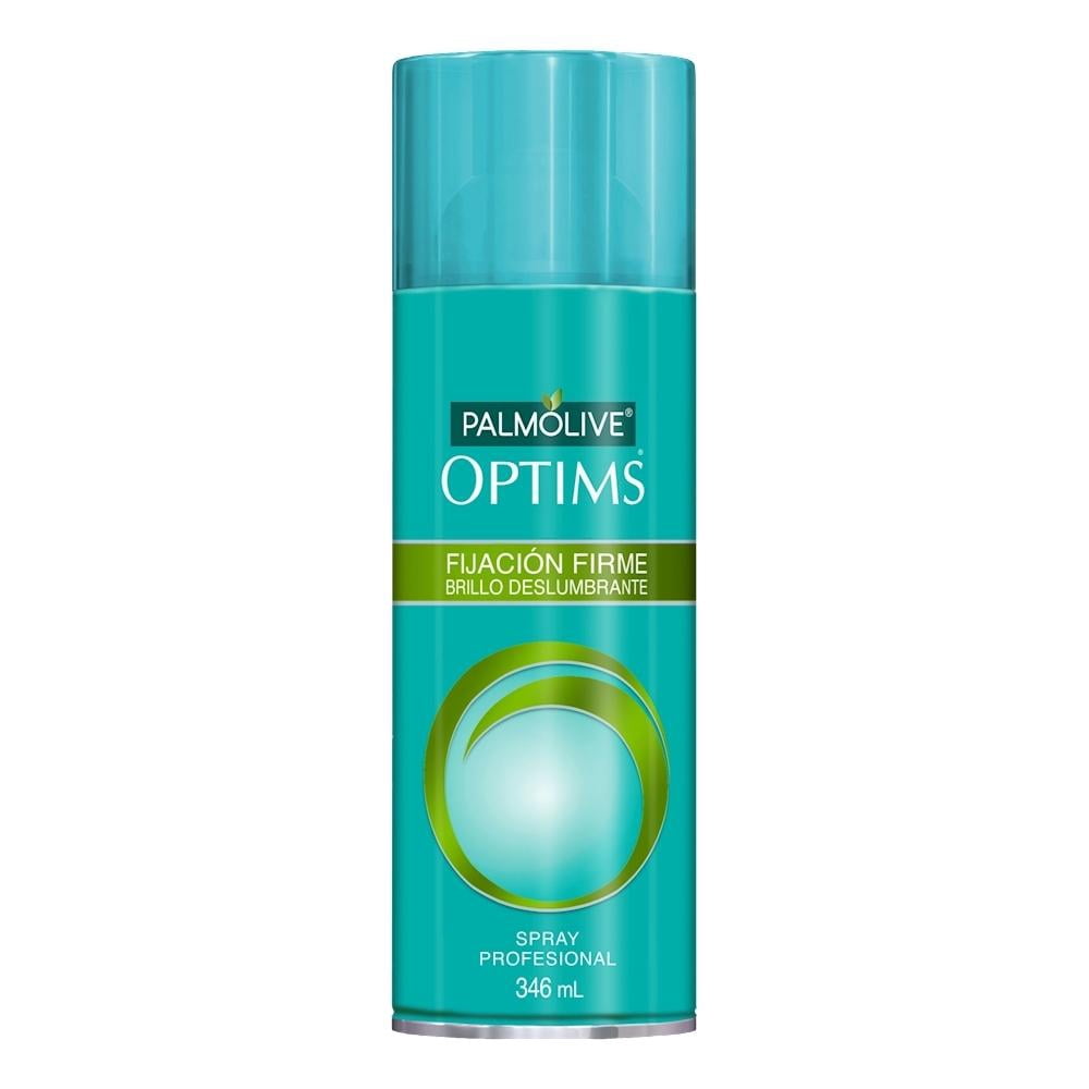 Spray para cabello Palmolive Optims fijación firme brillo deslumbrante ...