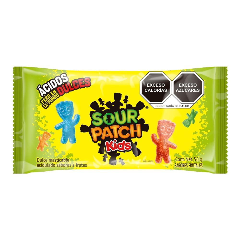Dulce masticable Sour Patch acidulados sabores a frutas 56 g | Walmart ...