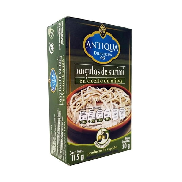 Angulas de surimi Antiqua 110 g | Walmart en línea