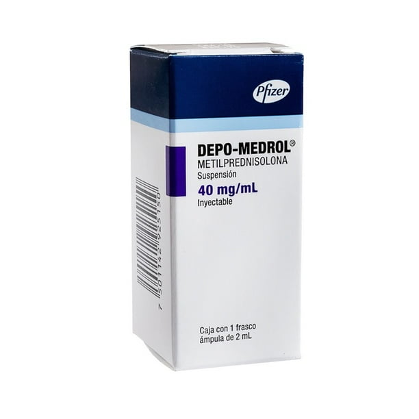 Depo - Medrol 40 mg/ml suspensión inyectable 2 ml | Walmart en línea