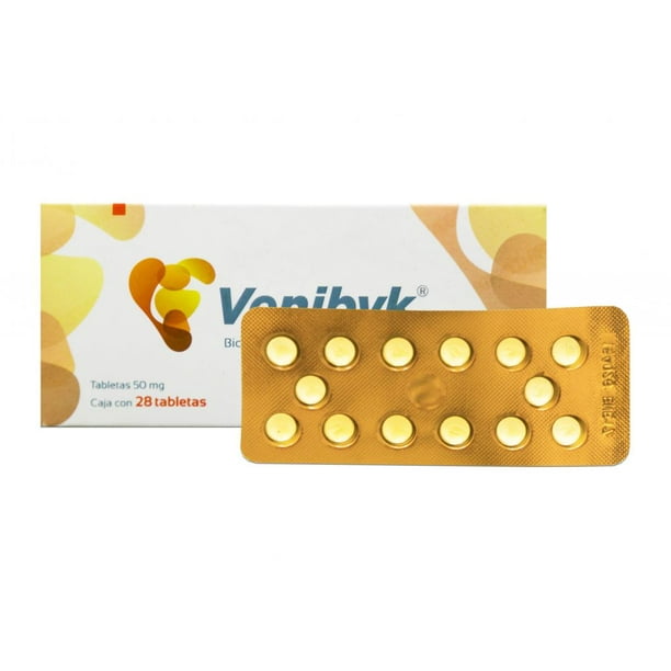 Venibyk 50 mg tabletas 28 pzas | Walmart en línea