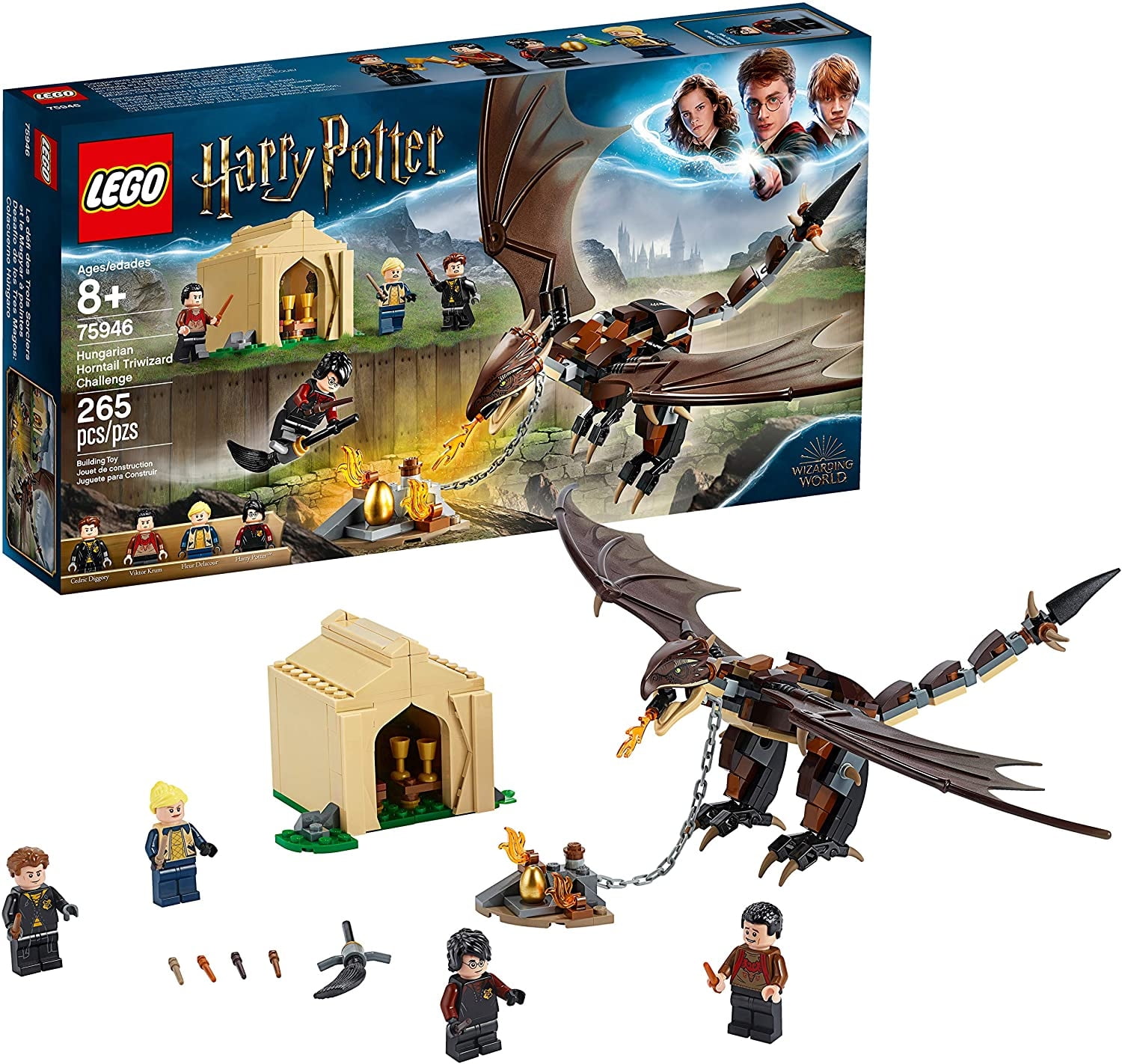 Set LEGO Harry Potter Desafío de los Tres Magos: Colacuerno Húngaro ...