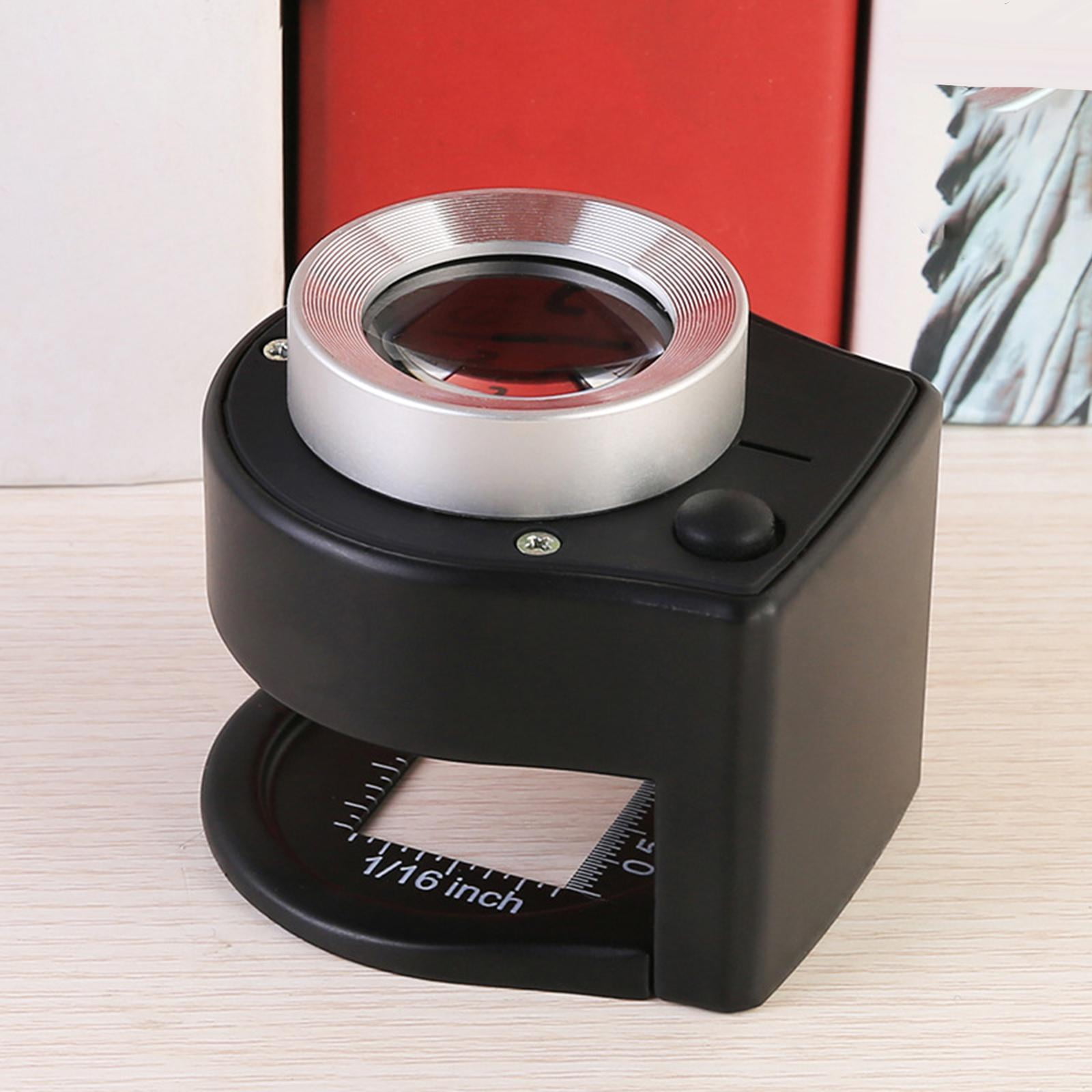 30x Lupa Lupa Lupa Luz Portátil Para Monedas Textil Hugo lupa lupa ...