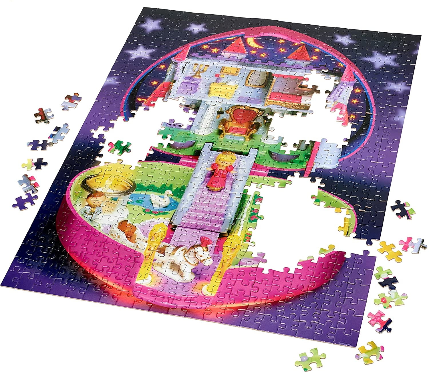 Polly Pocket Mattel Jigsaw Puzzle con 500 piezas entrelazadas y amp ...