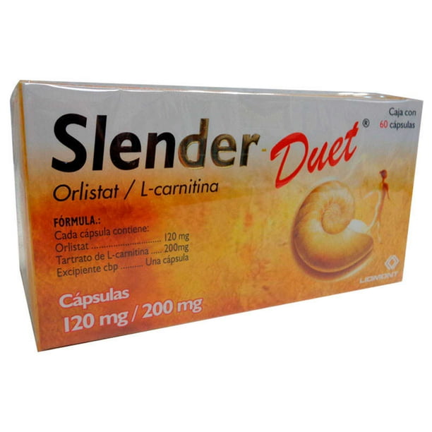 Slender Duet 120 mg/200 mg 60 cápsulas | Walmart en línea