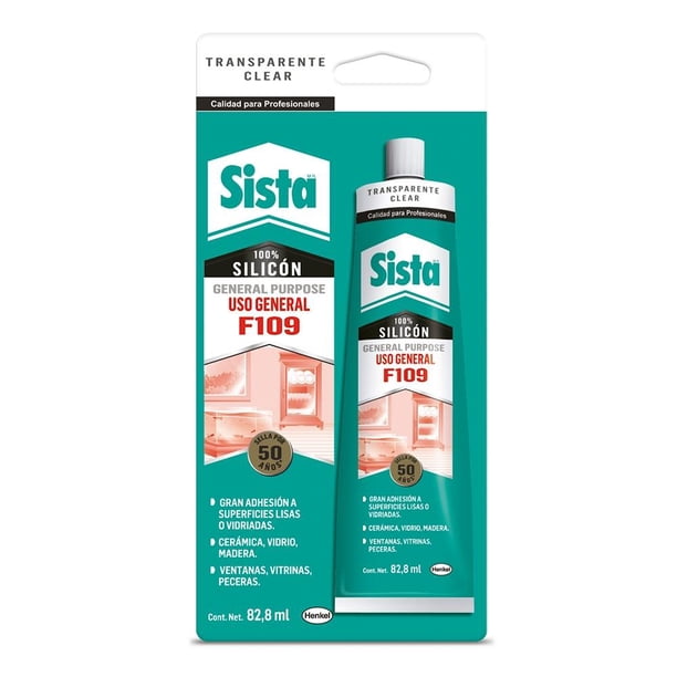 Silicón Sista F109 uso general 82.8 ml | Walmart en línea