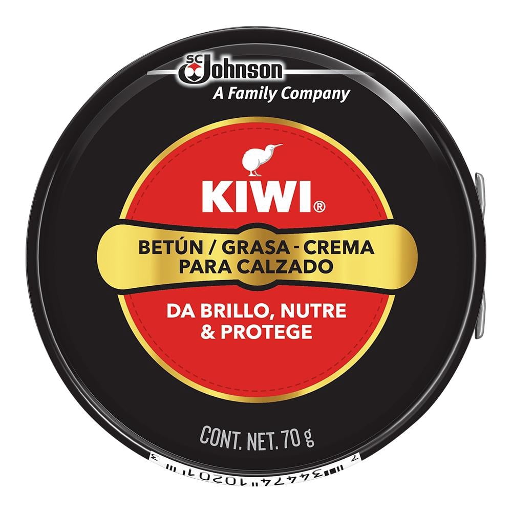 Betún grasa crema para calzado Kiwi negro 70 g | Bodega Aurrera en línea