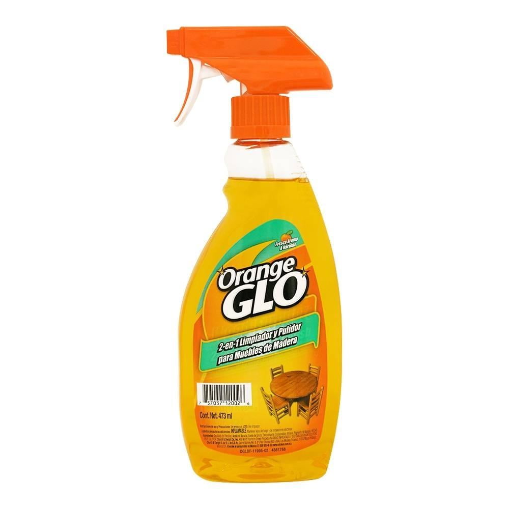 Limpiador para muebles Orange Glo de madera 2 en 1 aroma naranja 473 ml ...