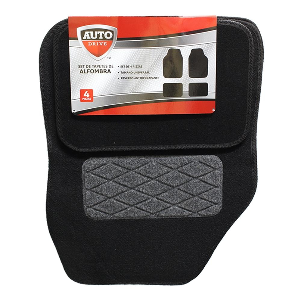 Set de 4 Tapetes Auto Drive de Alfombra para Coche | Walmart en línea