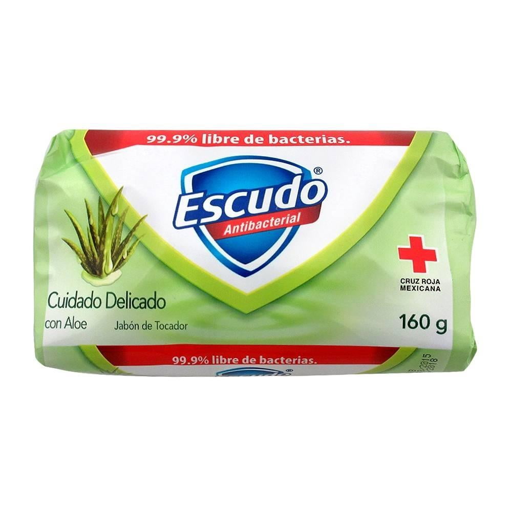 Jabón de tocador Escudo antibacterial con aloe 160 g | Walmart en línea