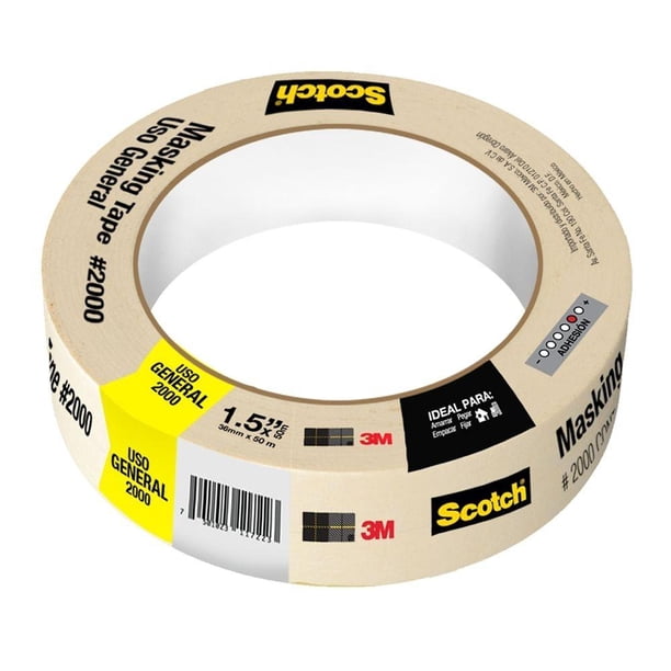 Masking tape Scotch® 1 rollo de 36 mm x 50 m | Walmart en línea