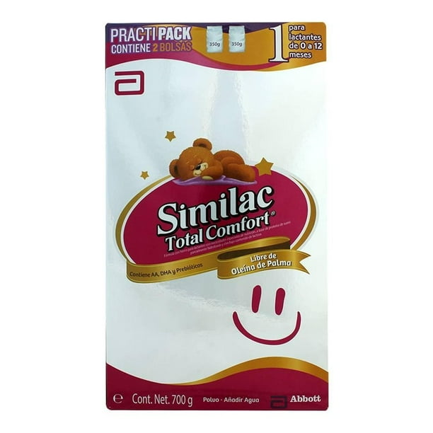 Fórmula láctea Similac Total Comfort etapa 1 de 0 a 12 meses 2 bolsas ...