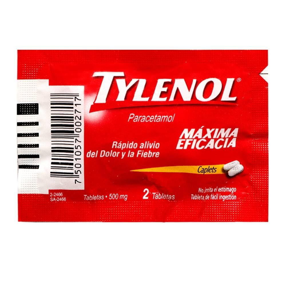 Tylenol 500 mg, 2 tabletas | Walmart en línea