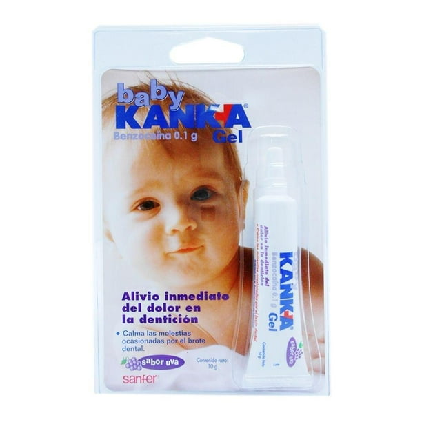 Gel Baby Kanka para la dentición sabor uva 10 g | Walmart en línea